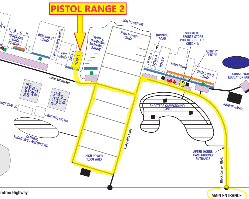 Ben Avery Shooting Facility, PISTOL RANGE 2 – G-SEVEN TACTICAL